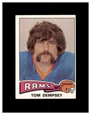 1975 TOPPS FOOTBALL TOM DEMPSEY LOS ANGELES RAMS #163 EX. | eBay