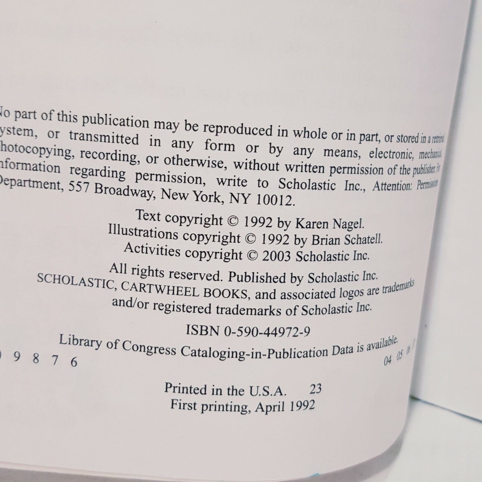 Two Crazy Pigs Book Paperback Scholastic Karen Berman Nagel 2003 | eBay