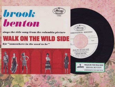 Benton, Brook - Walk On The Wild Side Mercury 71925 Promo Vinyl 45 rpm ...