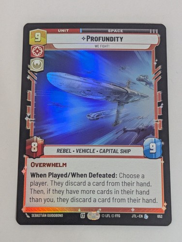 Star Wars Unlimited - Profundity - We Fight! (Foil) - (JTL) 652 Nm | eBay