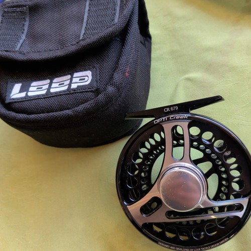 LOOP Opti Creek OCR Fly Reel Right Hand 2-5wt Large Arbor Smooth Drag ...