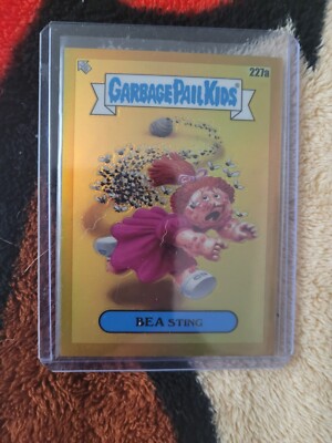 GPK Garbage Pail Kids Chrome Gold Bea Sting | eBay