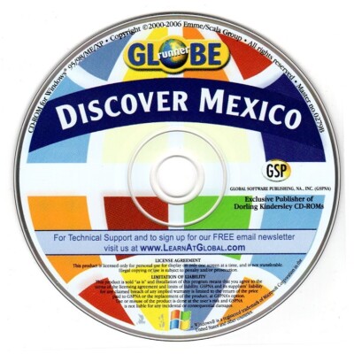 Discover Mexico (PC-CD-ROM, 2006) for Windows 95-XP - NEW CD in SLEEVE ...