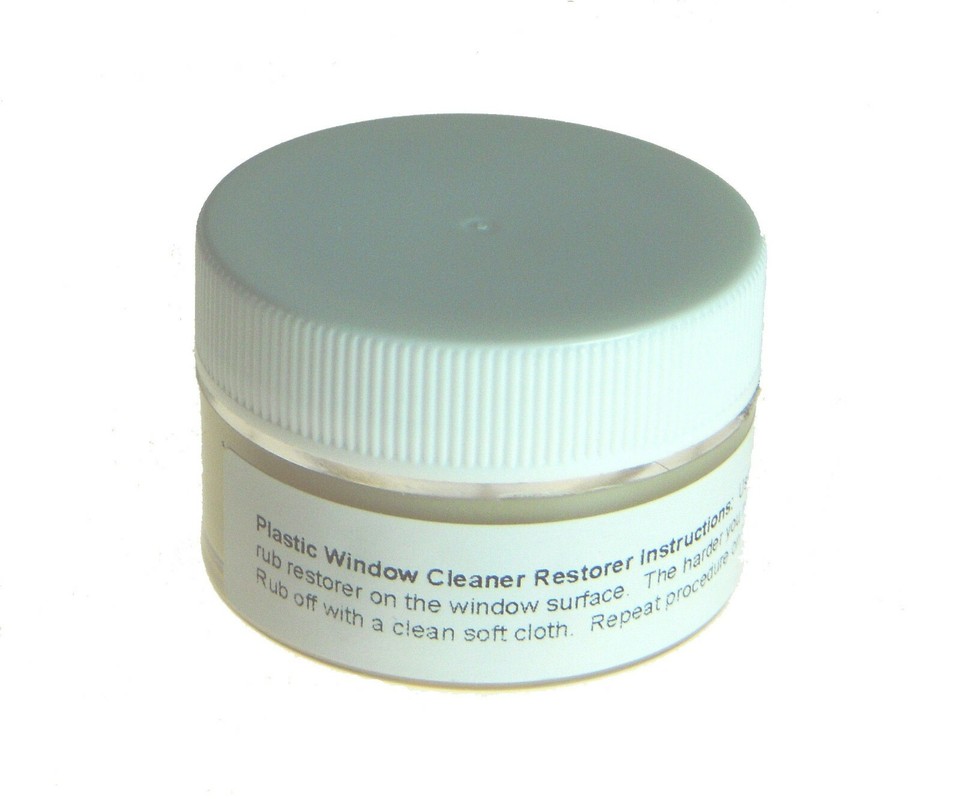 Convertible Top Plastic Window Cleaner Restorer Polish and Scratch ...