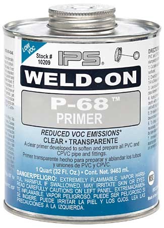 Weldon Weld-on 10214 Purple P-68 Primer for PVC and CPVC Pipes Non ...