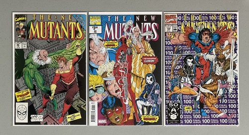 🔥X-Men Comic Keys🔥New Mutants #86 98(facsimile) 100 (1990)🔥NM-(9.2-9.6 ...