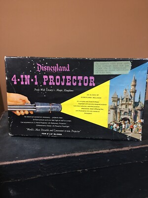 Very rare Disneyland Disney Slide Projector Toy BOX 1950s PROTOTYPE ...