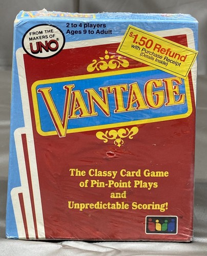 Vantage Card Game By UNO 1985 78206020214 | eBay