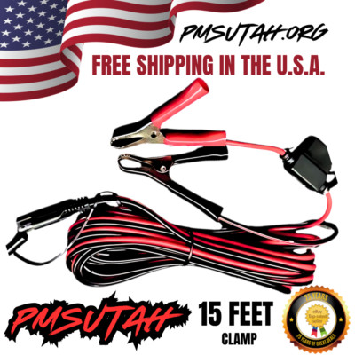 UTV Battery Charger Cord Extension Fit Tender Cable Quick Disconnect ...