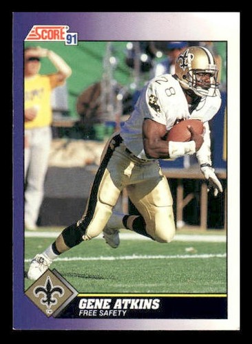 1991 Score #617 Gene Atkins New Orleans Saints | eBay