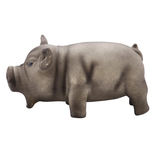 Cute Pig Grunting Squeak Latex Pet Chew Toys For Dog Puppy Toy(Black ...