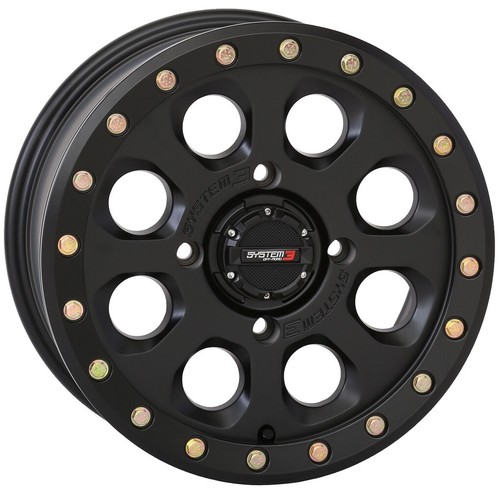 System 3 SB-7 15" Wheels Bk (6+1) 32" RC500S Sticky Tires Kawasaki Mule ...