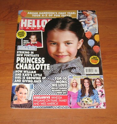 Hello Canada magazine Princess Charlotte VANESSA Williams MARTIN ...