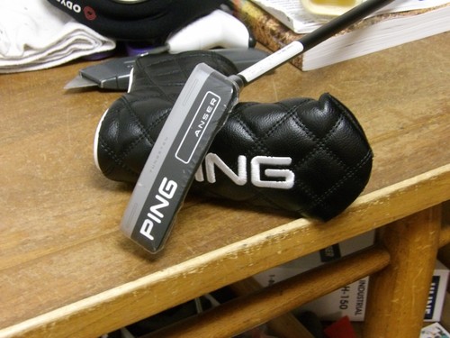 Ping Anser Tungsten Black Dot 35" Putter w/HC 'Slight Arc MINTY UNUSED ...