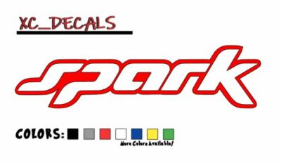 Spark PAIR DUAL COLOR Vinyl Decal Sticker Graphics Logo Sea Doo BRP ...