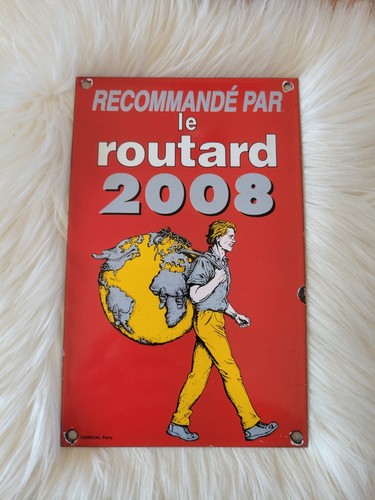 PLAQUE ÉMAILLÉE RESTAURANT GUIDE DU ROUTARD 2008 | eBay