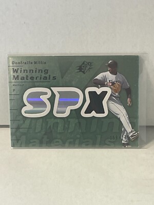 2007 SPx - Winning Materials Blue #WM-DW Dontrelle Willis /175 (MEM) | eBay