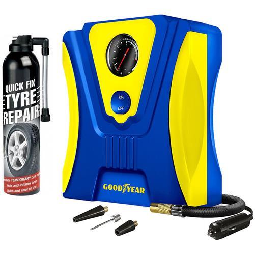 Goodyear Emergency Car Tyre Air Inflator | Flat Tyre Puncture Repair ...