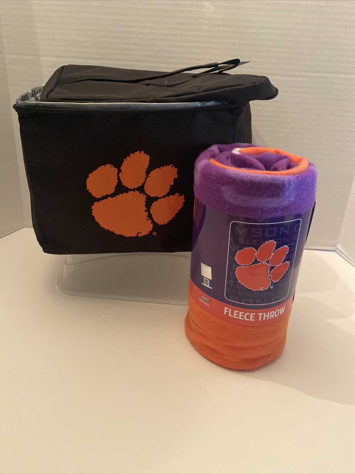 Clemson Insulated Bag And Clemson Fleece Throw 40”x50” | eBay
