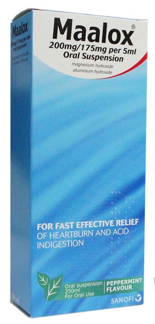 Maalox Oral Suspension Peppermint Flavour 250ml for sale online | eBay