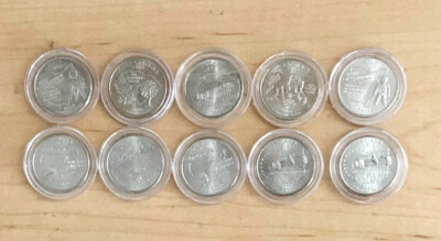 America's New State Quarters Brilliant Uncirculated Set of 10 in ...