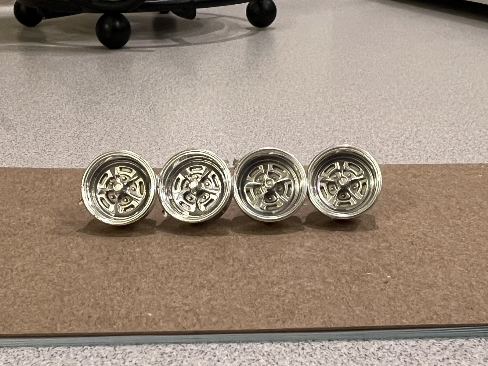 1969 1970 Jo-Han AMT MPC promo or kit Magnum 500 wheels. Chrome NOS ...