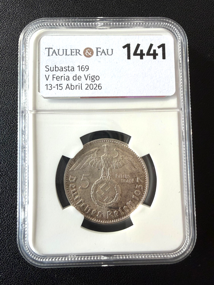 5 Reichsmark 1937 J – NGC MS62 – Silber .900 – Drittes Reich | eBay.de