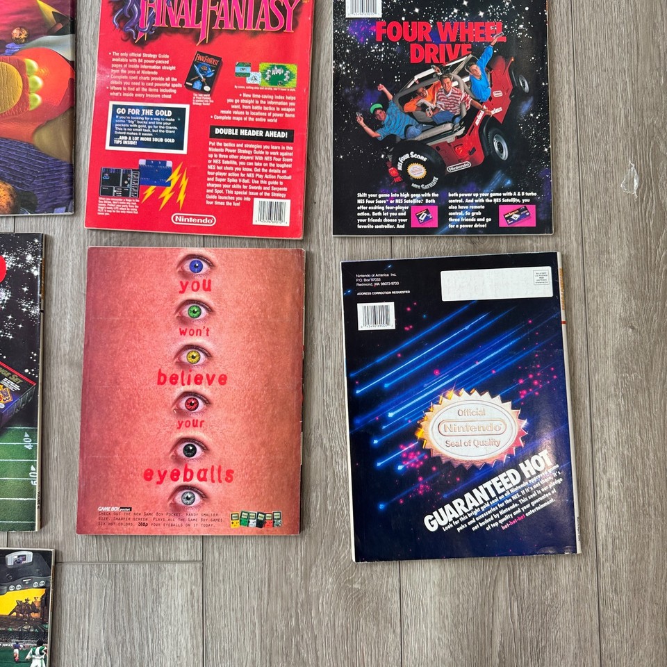 Lot of 18 Nintendo power Magazines & 1 Playstation Magazine Read ...