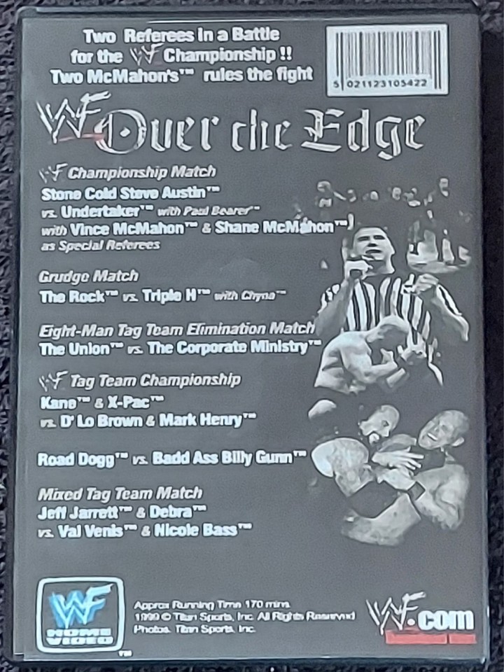 WWF OVER THE EDGE 1999 DVD | eBay