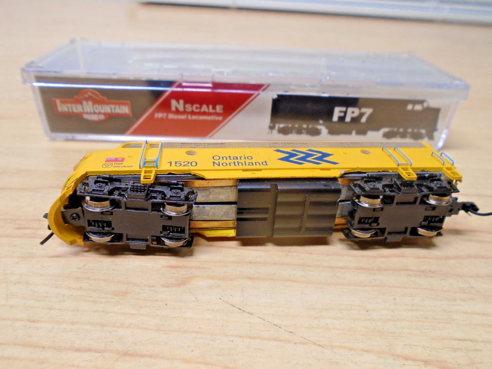 InterMountain N Scale Ontario Northland FP7 Diesel Loco Runs+Scale ...
