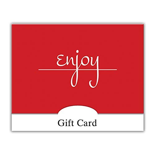 Gift Card Holder - Enjoy, Red Script (100 Pack) | eBay