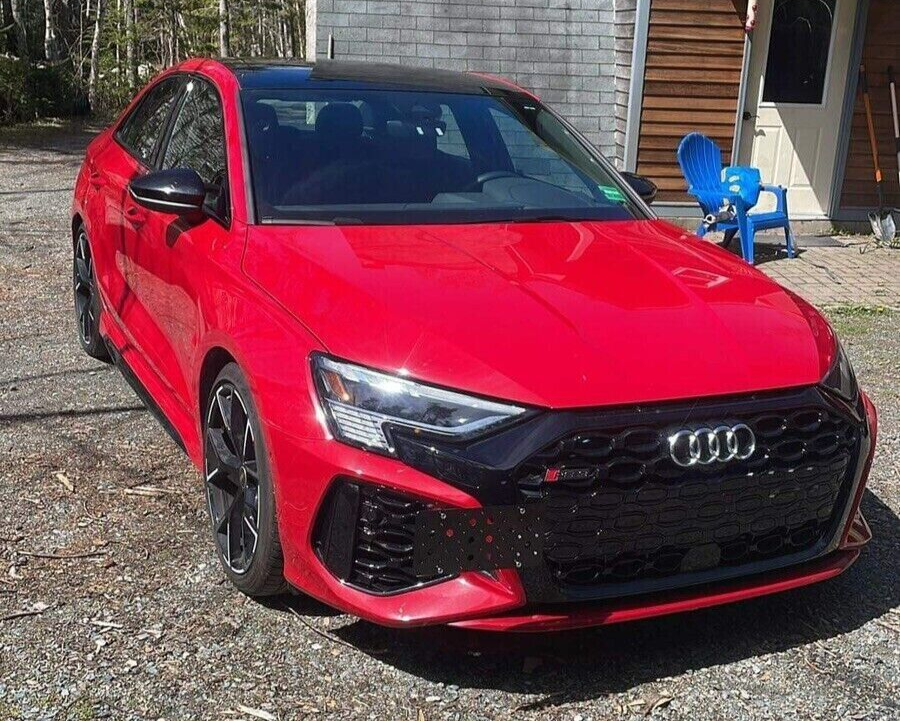 2022-2025 Audi A3 S3 RS3 Quattro Bumper Tow Hook License Plate Mount ...