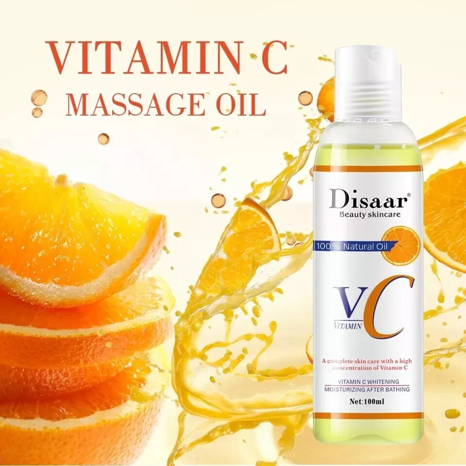 Disaar Vitamin C Glowing Face And Body Natural Oil 100ml | eBay UK