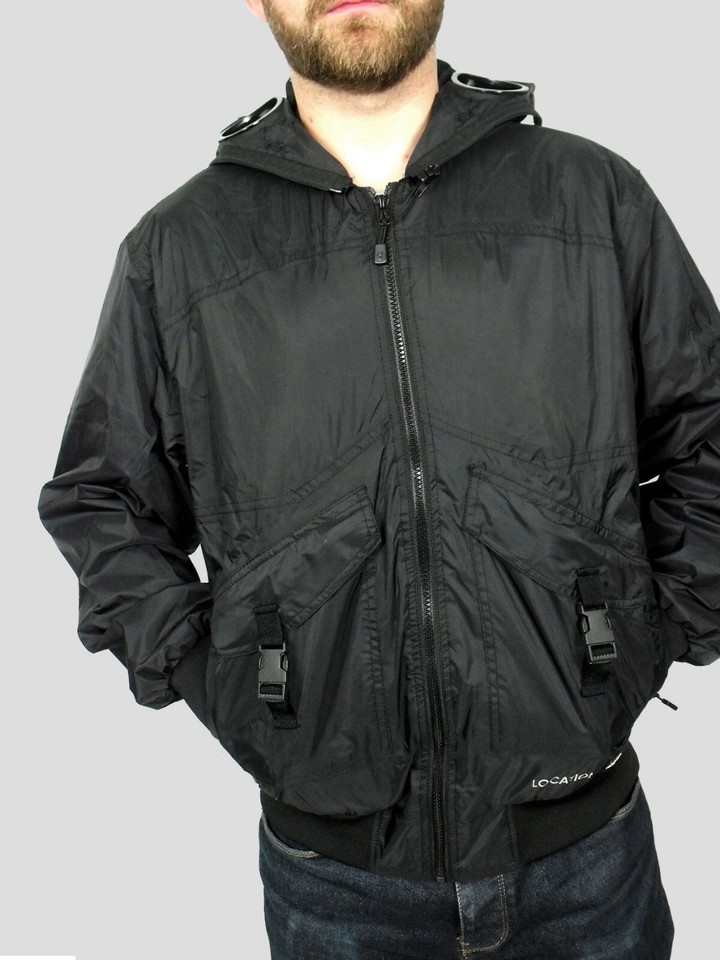 Mens Goggle Jacket Location Bomber Rain Coat EXO Windproof Waterproof ...