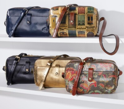 Patricia Nash Alessa Leather Crossbody Bag - COOSE COLOR & PATTERN | eBay