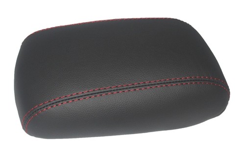 Leather w/Red Stitch Center Console Lid Cover For 08-16 Subaru Impreza ...