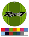 Mazda Rx-7 Series 1 Emblem Round Aluminum Sign - Aluminum - 14 colors ...