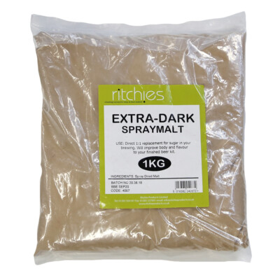Ritchies Home Brew Extra Dark Spray Malt Sugar DME 1kg | eBay UK