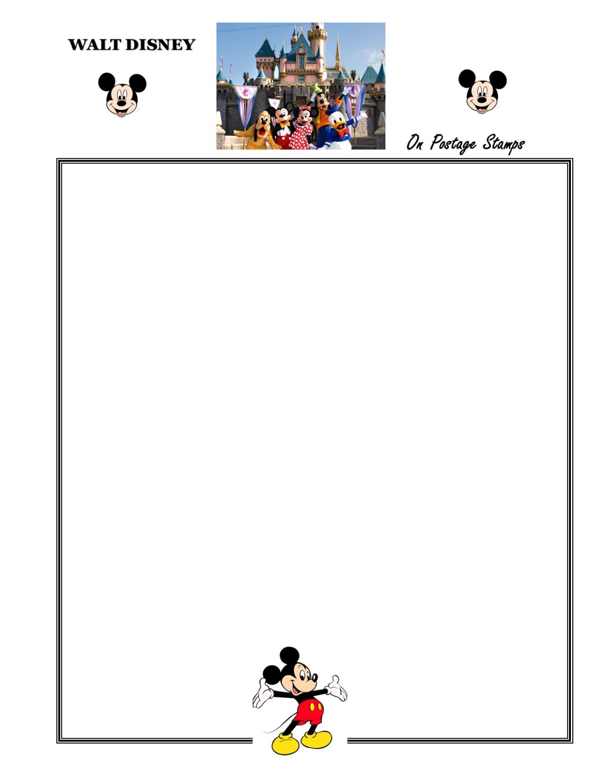 Disney Page Border