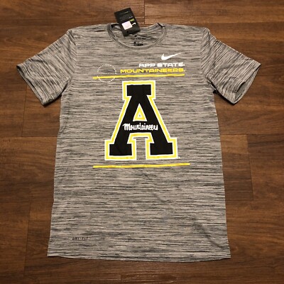 NEW Nike Appalachian App State Mountaineers Short Sleeve Dri-Fit Shirt ...