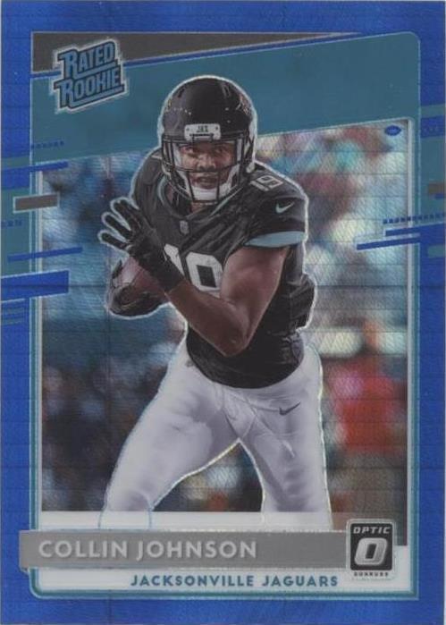 2020 Panini Donruss Optic - Rated Rookies Collin Johnson #197 Blue ...