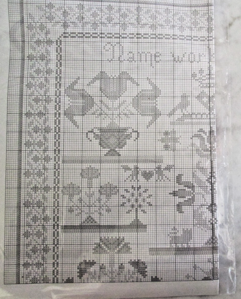 3 Historical Reproductions Sampler Cross Stitch Patterns - 1800's ...