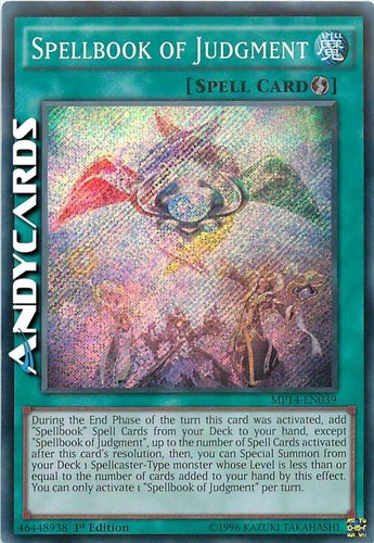 SPELLBOOK OF JUDGMENT Secret • MP14 EN039 Yugioh! | eBay