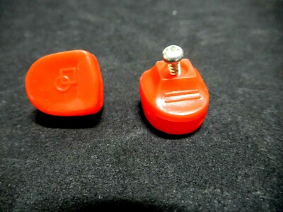 PEDAL TOE STRAPS END buttons KYOKUTO KKT Bicycle Racing 1 pair red ...