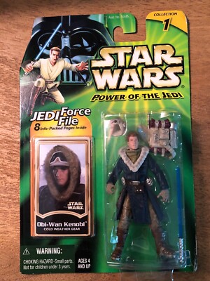 STAR WARS Obi-Wan Kenobi Cold Weather Gear Jedi Force File POTJ 2000 ...