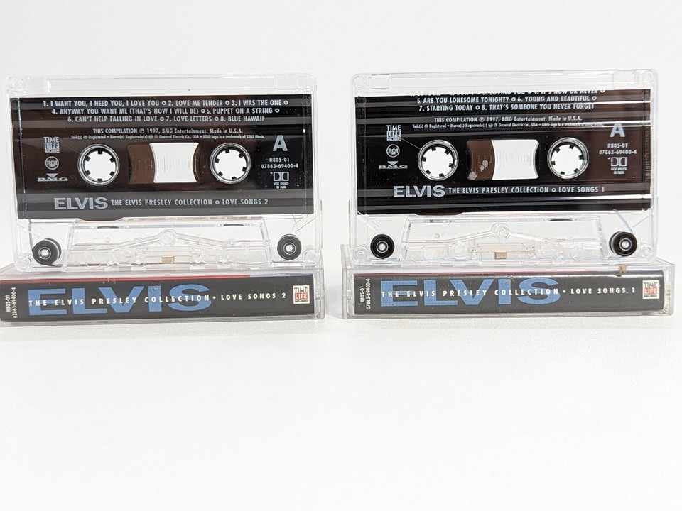 The Elvis Presley Collection Time Life Music Love Songs, Casette Tapes ...
