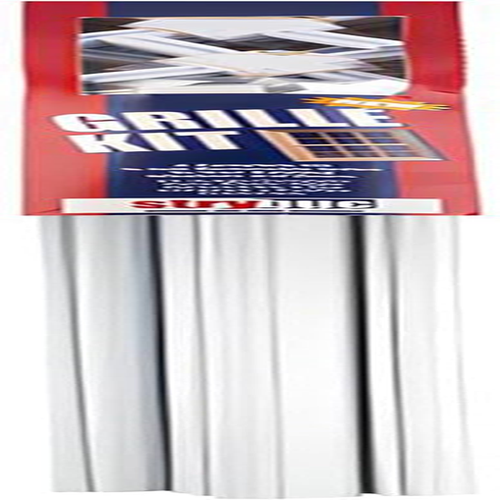 Window Grille Kit - White Plastic 24" Profile with 8 "X" Connectors ...