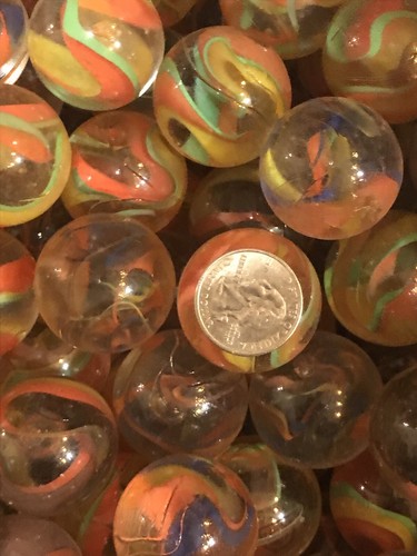 Over 3 Full Pounds Of Marbles! Appr 30 Individual Marbles Each 1.33 ...