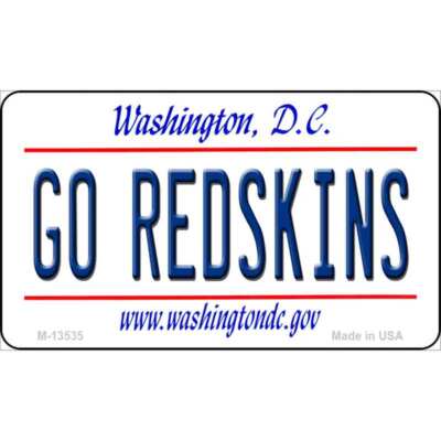 Go Redskins Novelty Metal Magnet M-13535 | eBay
