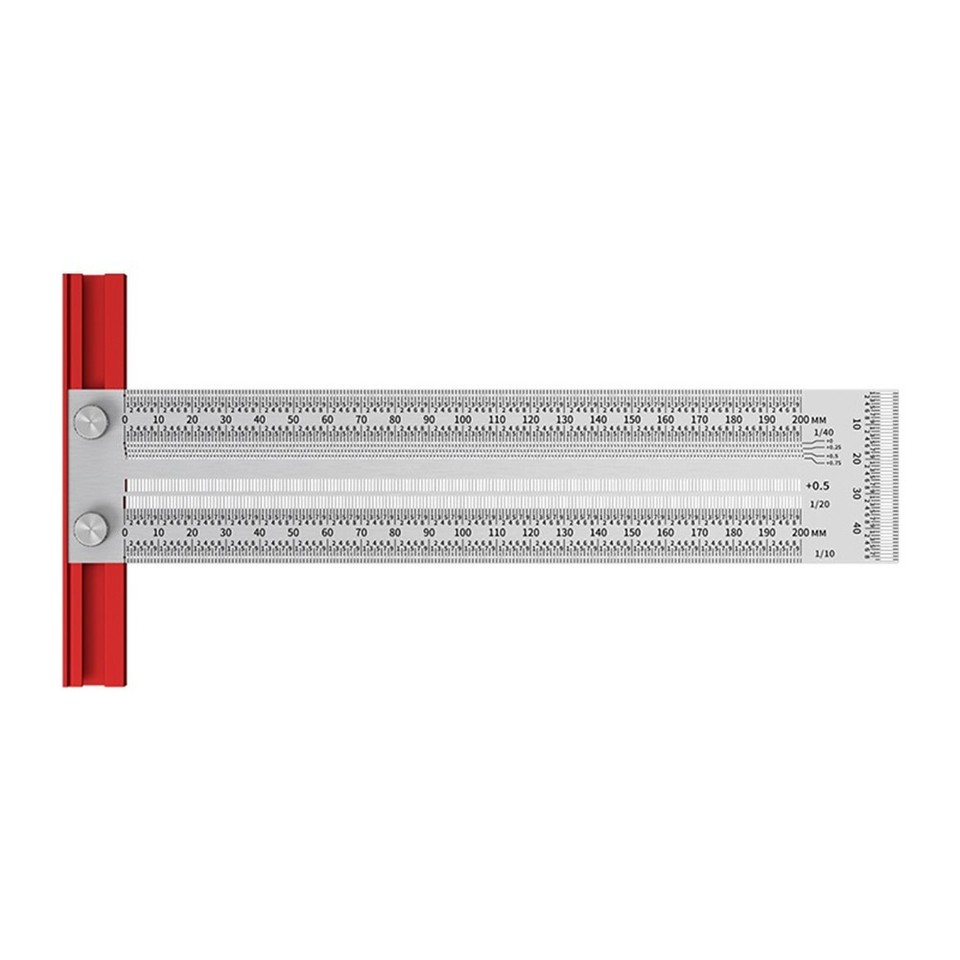 Woodworking Stainless Steel Scale Ruler Hole Marking for Precise ...